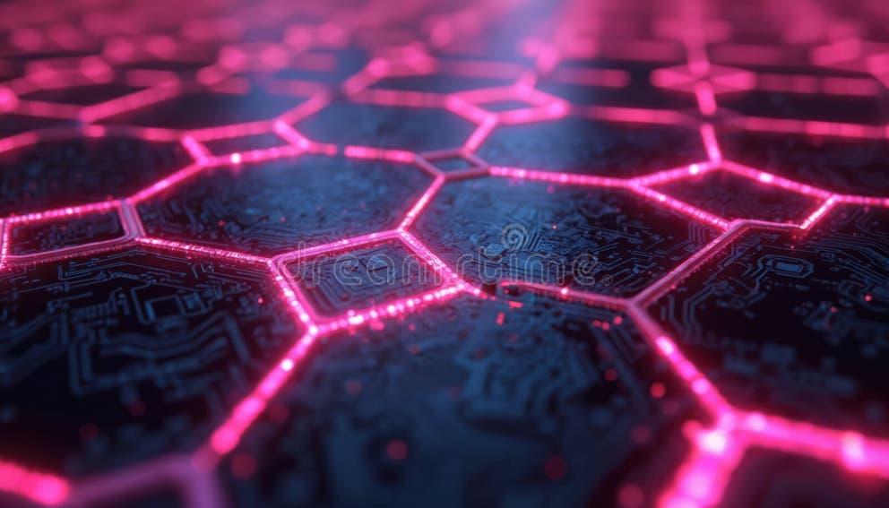 Grid of Dark Squares Fills Frame in Symmetrical Pattern with Slight ...