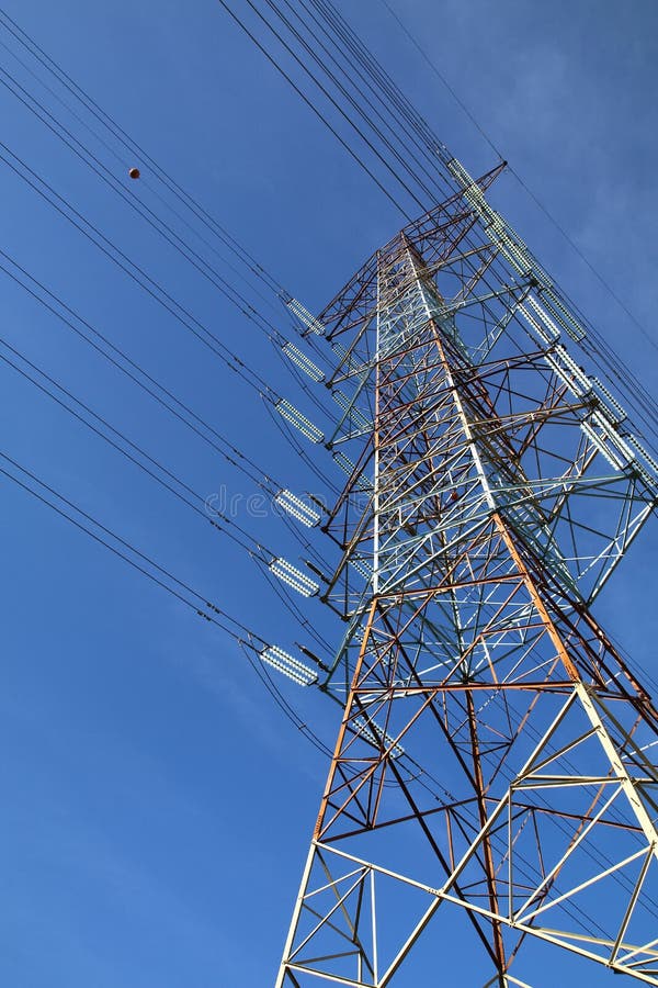 Grid Electricity Tower - Series 6 Stock Photo - Image of power, grid ...