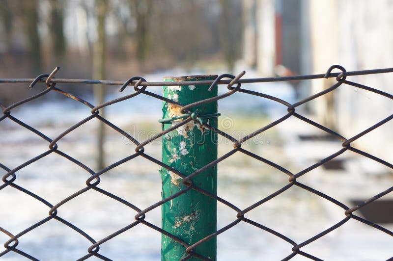 Grid fence stock image. Image of wire, safety, pole, barrier - 37078075