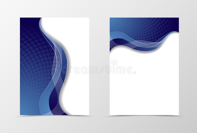 Grid flyer template design stock vector. Illustration of magazine ...