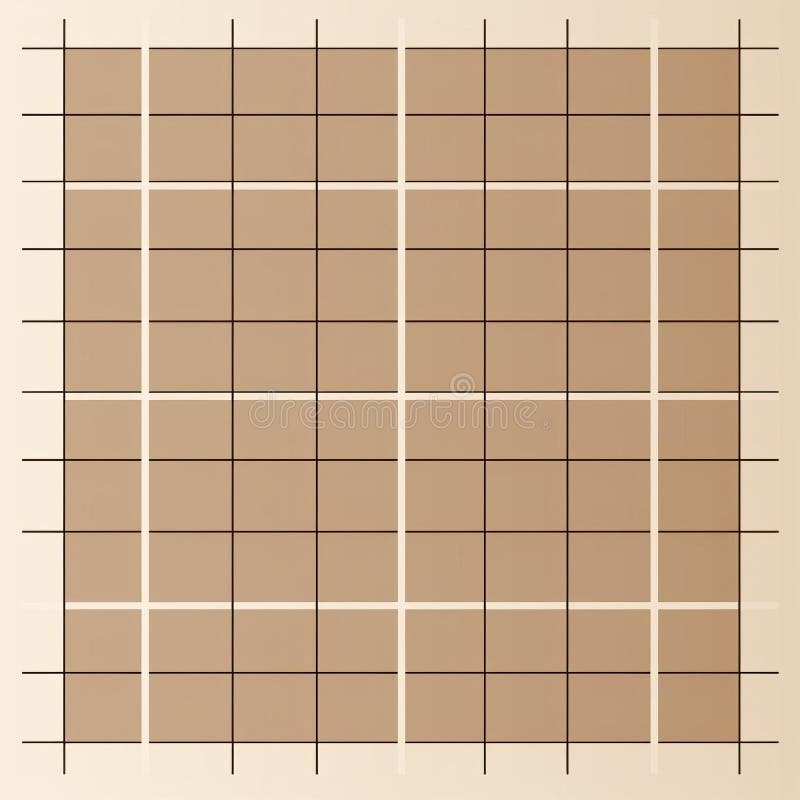 Minimalist Brown Grid Pattern with Harmonious Balance Aesthetic Stock ...