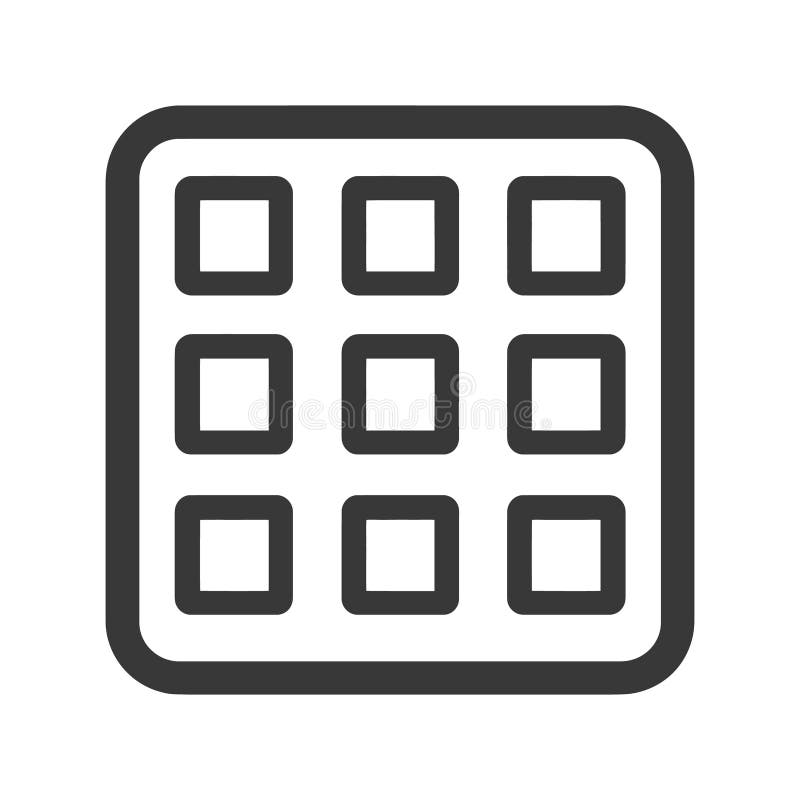 Square Grid Icon Stock Illustrations – 15,612 Square Grid Icon Stock ...