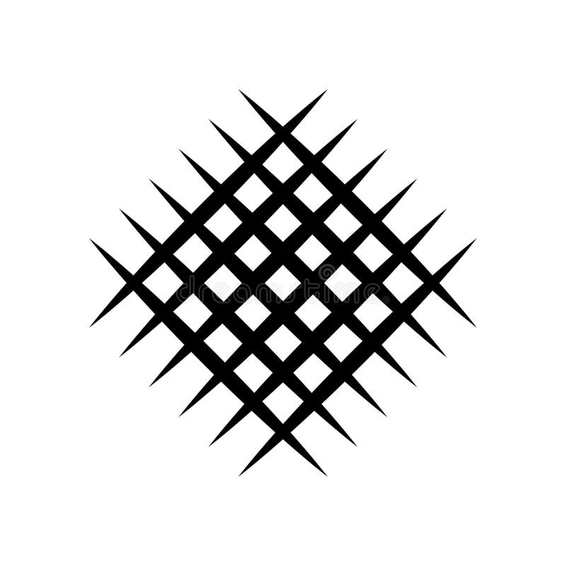 Grid Icon or Symbol Flat Style Isolated on White Stock Illustration ...