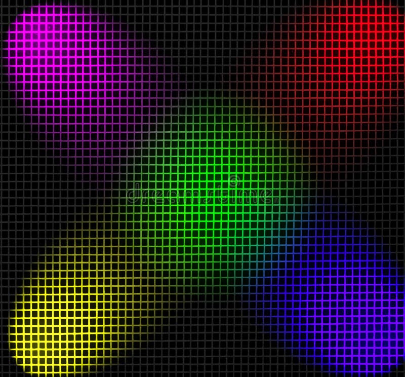 Illuminated Grid. stock vector. Illustration of grid - 32991598