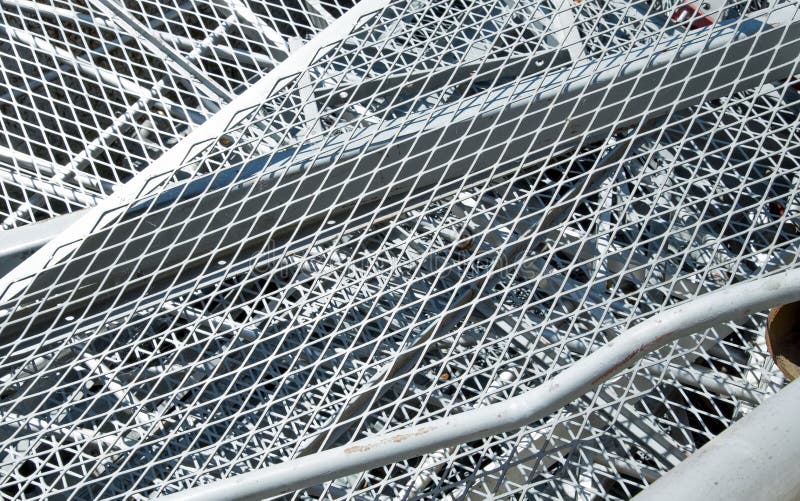 Iron Mesh for Concrete Casting Stock Photo - Image of rusty, thrown ...
