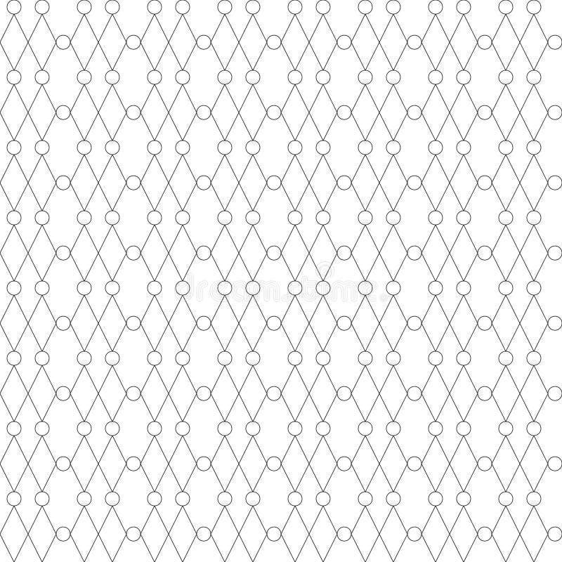 Black White Circles Seamless Pattern Stock Illustrations – 23,343 Black ...