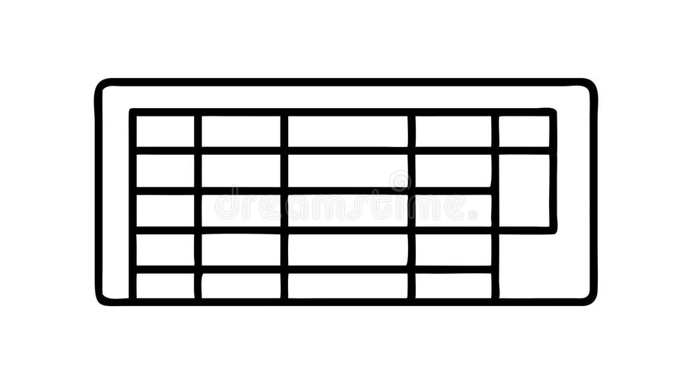 Grid Layout Keyboard Vector Icon â€ Input Interface, Vector Design Generative AI Stock Vector ...