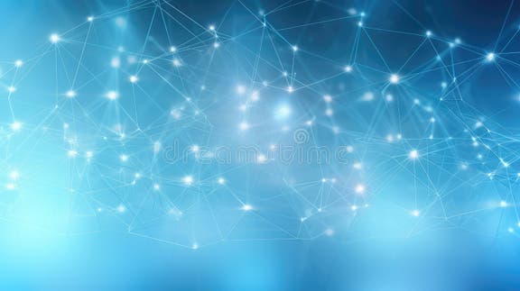 Grid Light Blue Tech Background Stock Illustration - Illustration of ...