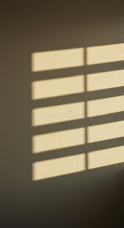 Grid-like Shadow Pattern from a Window on a Light-colored Surface Stock ...