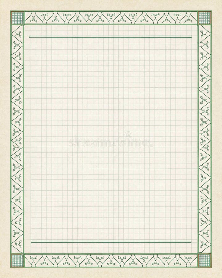Grid Line Border Paper Texture Minimalist and Structured Stock ...