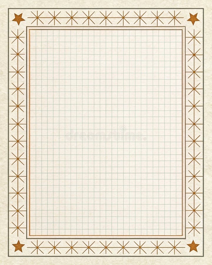 Grid Line Border Paper Texture Minimalist and Structured Stock ...