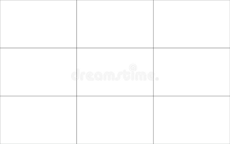 A3 Grid Lines 200 Pixel Pitch Used in Design Work Stock Illustration ...