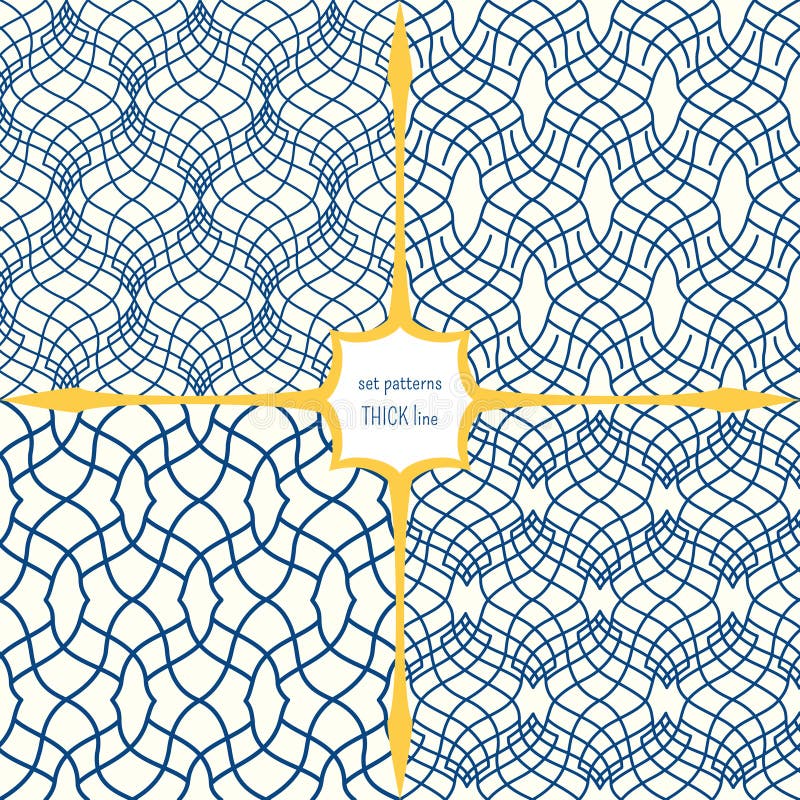 A Grid of Lines of Different Thickness. Stock Vector - Illustration of ...