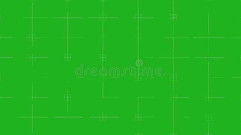 Grid Lines Flow Green Screen Motion Graphics Stock Footage - Video of ...