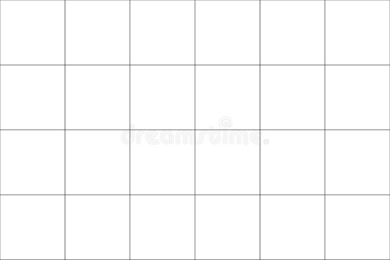 A3 Grid Lines 200 Pixel Pitch Used in Design Work Stock Illustration ...