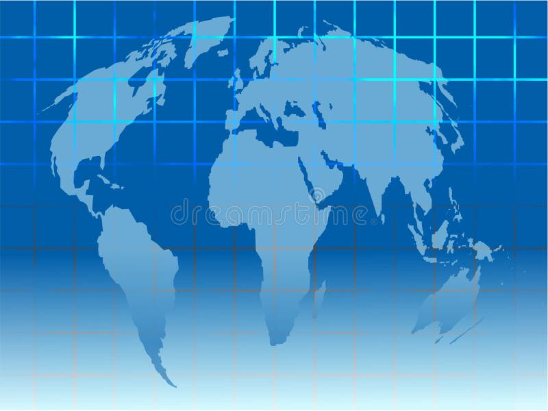 Grid map stock illustration. Illustration of globe, travel - 1494664