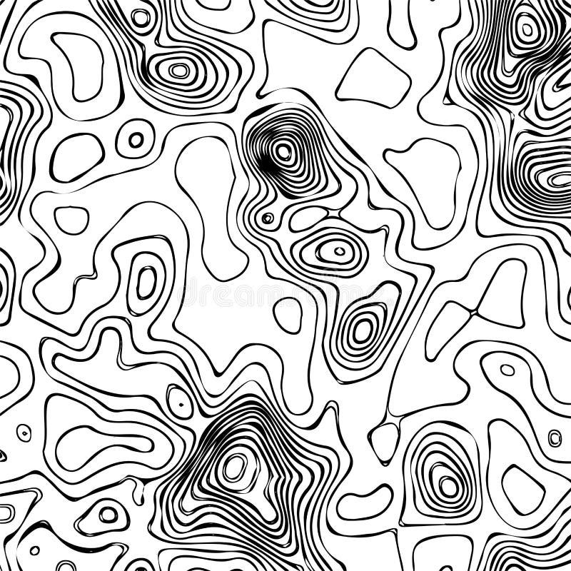 Grid Map. Topographic Map Background. Abstract Vector Illustration ...