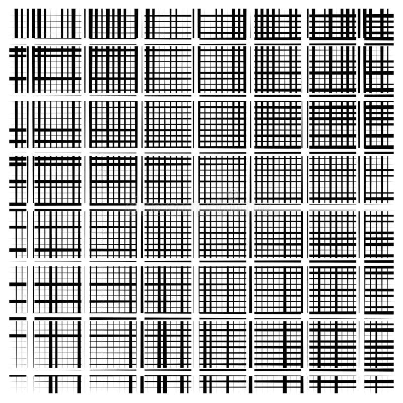 Grid, Mesh Abstract Geometric Pattern. Grating, Trellis Texture with Intermittent, Interrupt ...