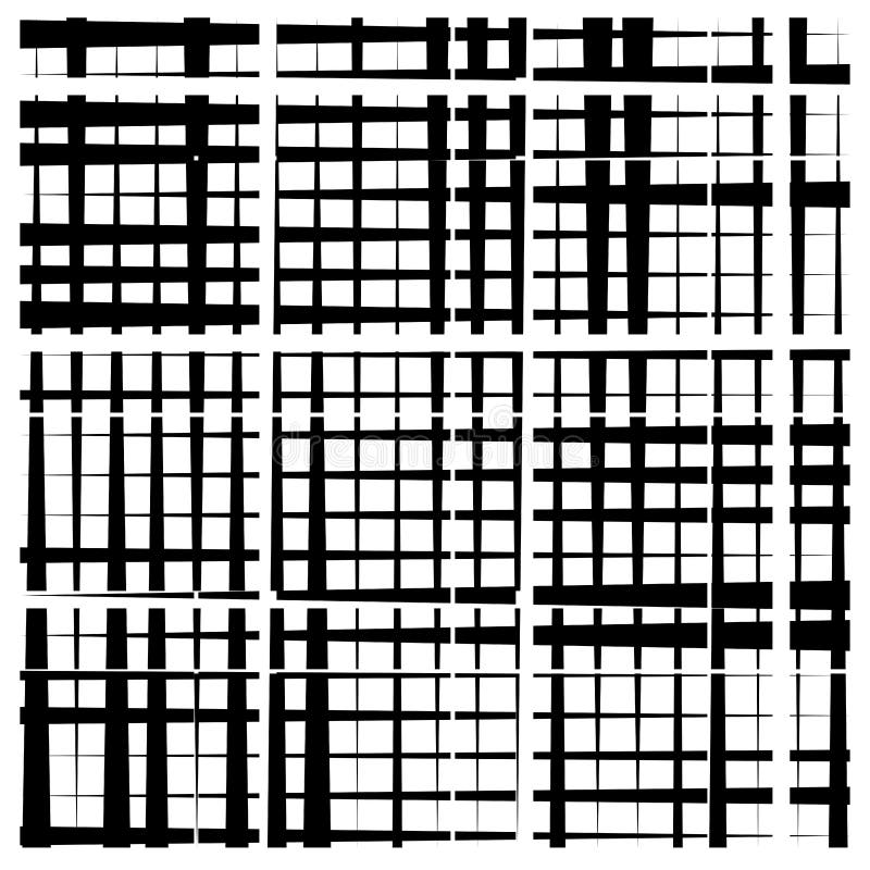 Grid, Mesh Abstract Geometric Pattern. Grating, Trellis Texture with Intermittent, Interrupt ...
