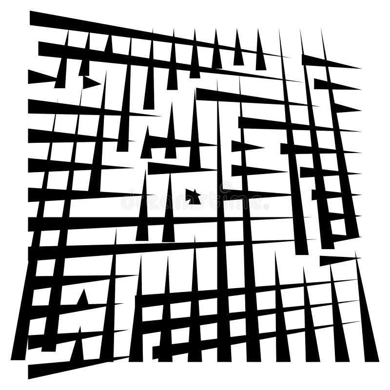 Grid Mesh Abstract Geometric Pattern Segmented Intersect Lines