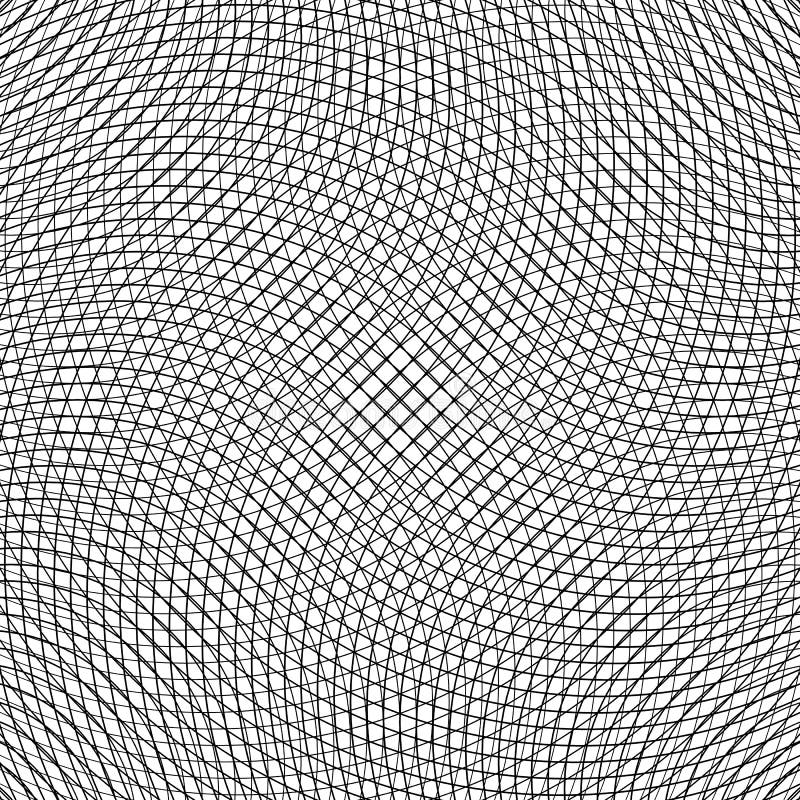 Grid, Mesh of Circular Thin Lines. Geometric Texture, Pattern Stock ...