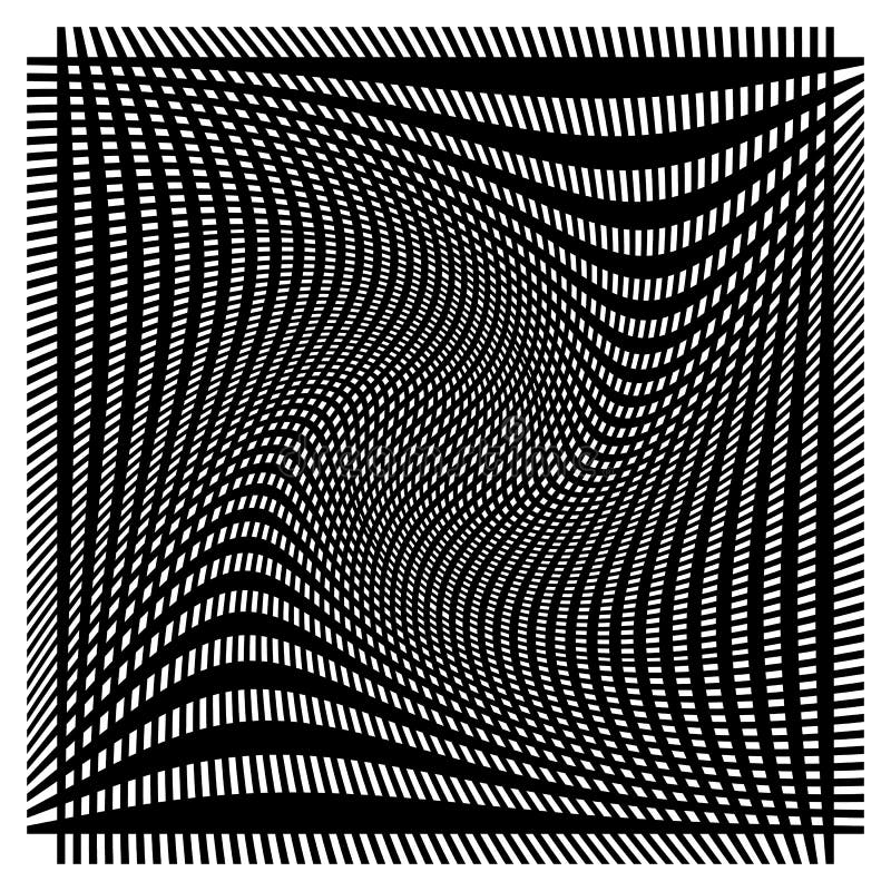 Grid, Mesh with Deformation, Warp Effect - Set of Two Layers of Stock ...