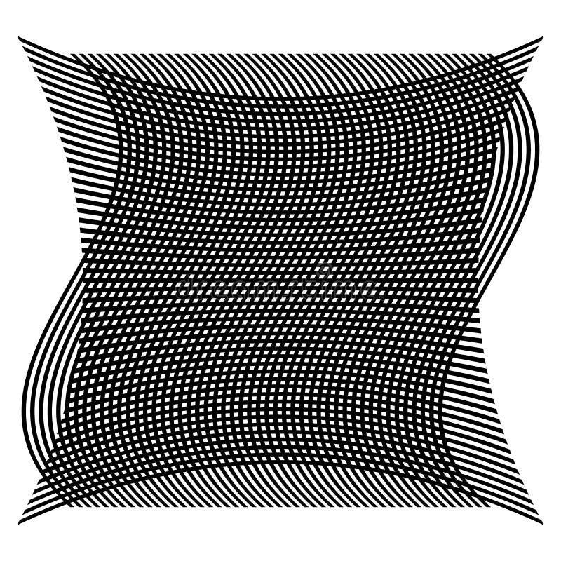 Grid, Mesh with Deformation, Warp Effect - Set of Two Layers of Stock ...