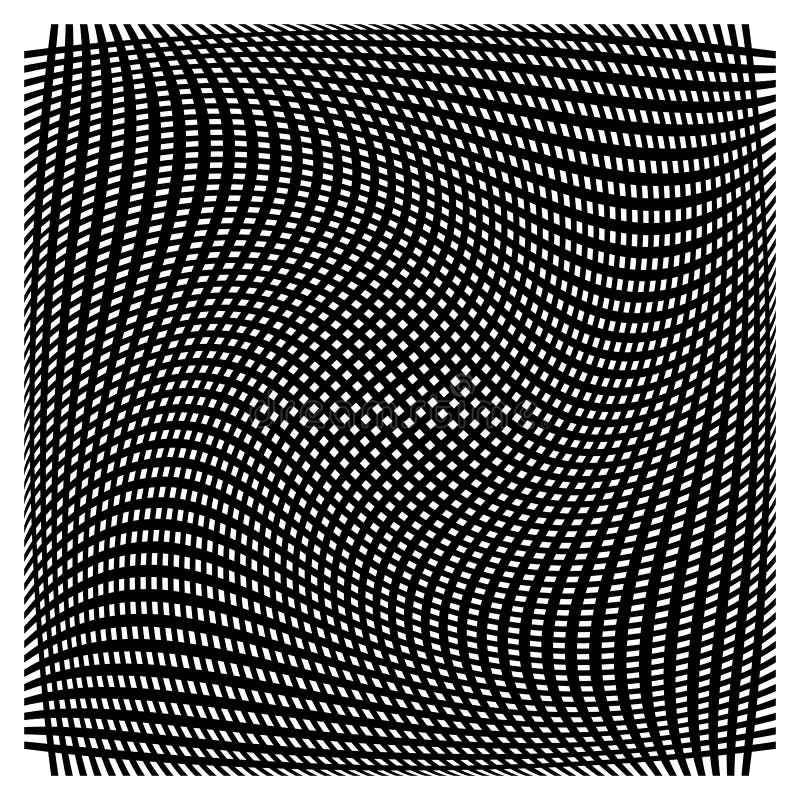 Grid, Mesh with Deformation, Warp Effect - Set of Two Layers of Stock ...