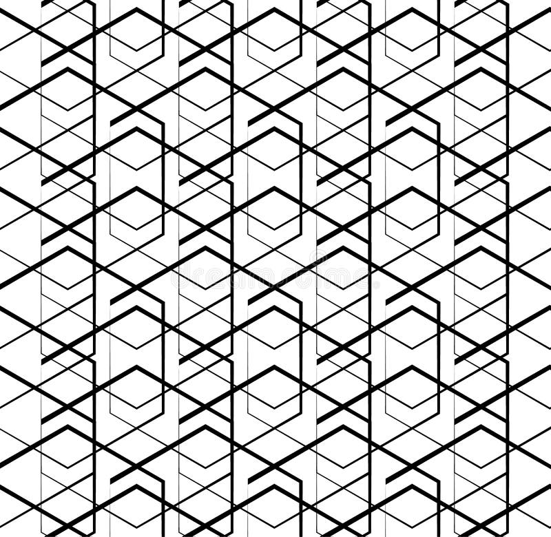 Geometric Seamlessly Repeatable Tileable Abstract Shapes Pattern Stock
