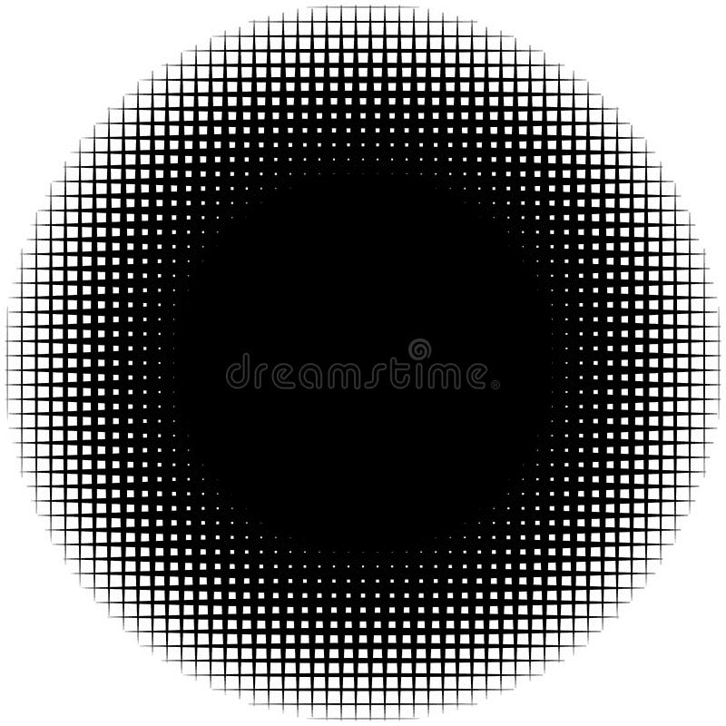 Grid, Mesh, Grating and Lattice Abstract Geometric Circle Icon, Circle ...