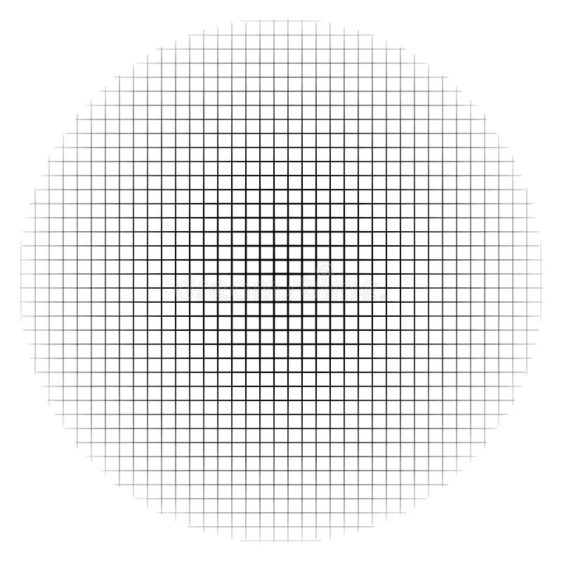 Grid, Mesh, Grating and Lattice Abstract Geometric Circle Icon, Circle ...