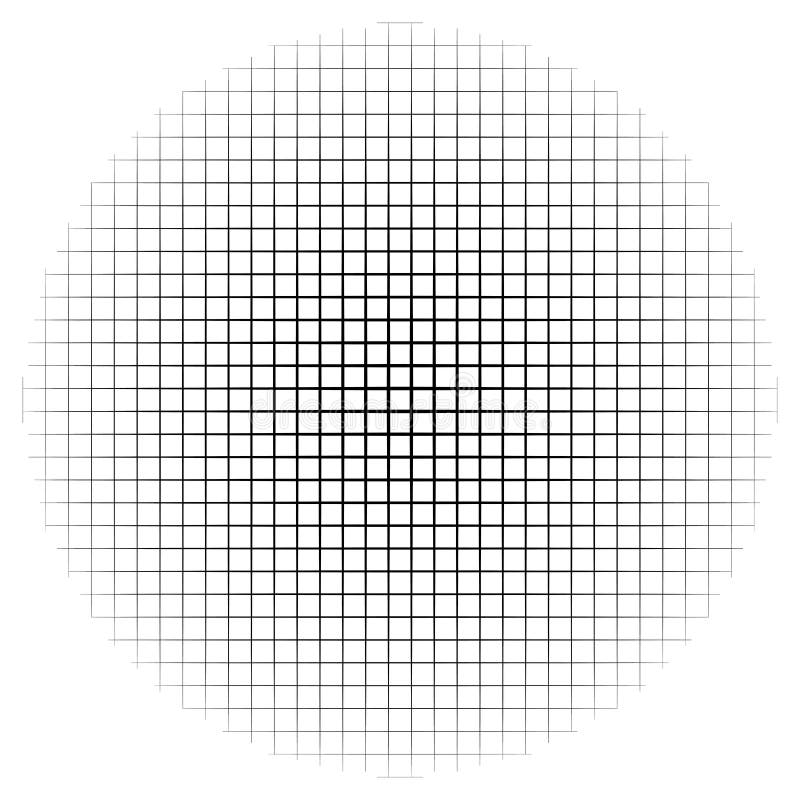 Grid, Mesh, Grating and Lattice Abstract Geometric Circle Icon, Circle ...