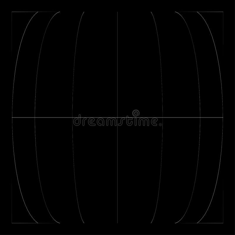 Grid, Mesh, Grating, Trellis, Wireframe with Distortion, Deformation ...