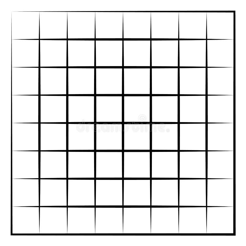 Grid, Mesh, Intersecting Lines Isolated on White Stock Vector ...