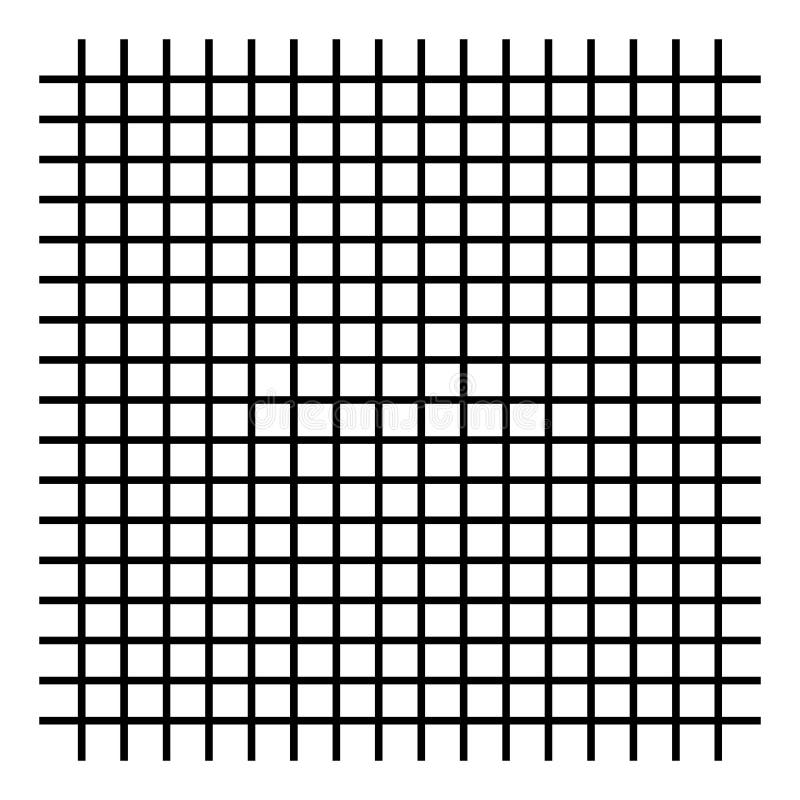 Grid, Mesh, Intersecting Lines Isolated on White Stock Vector ...