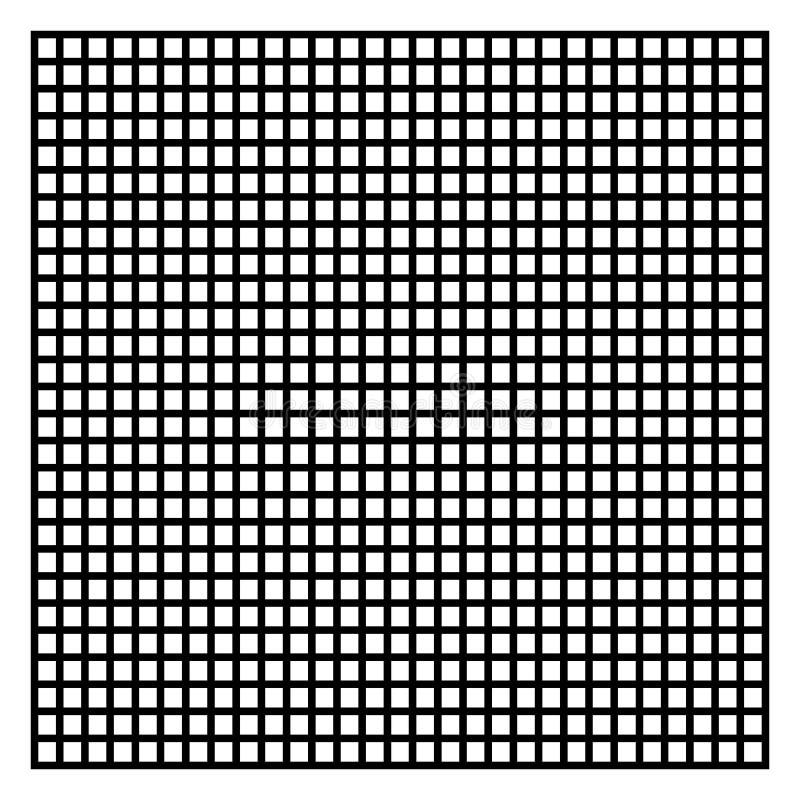 Grid, Mesh, Intersecting Lines Isolated on White Stock Vector ...