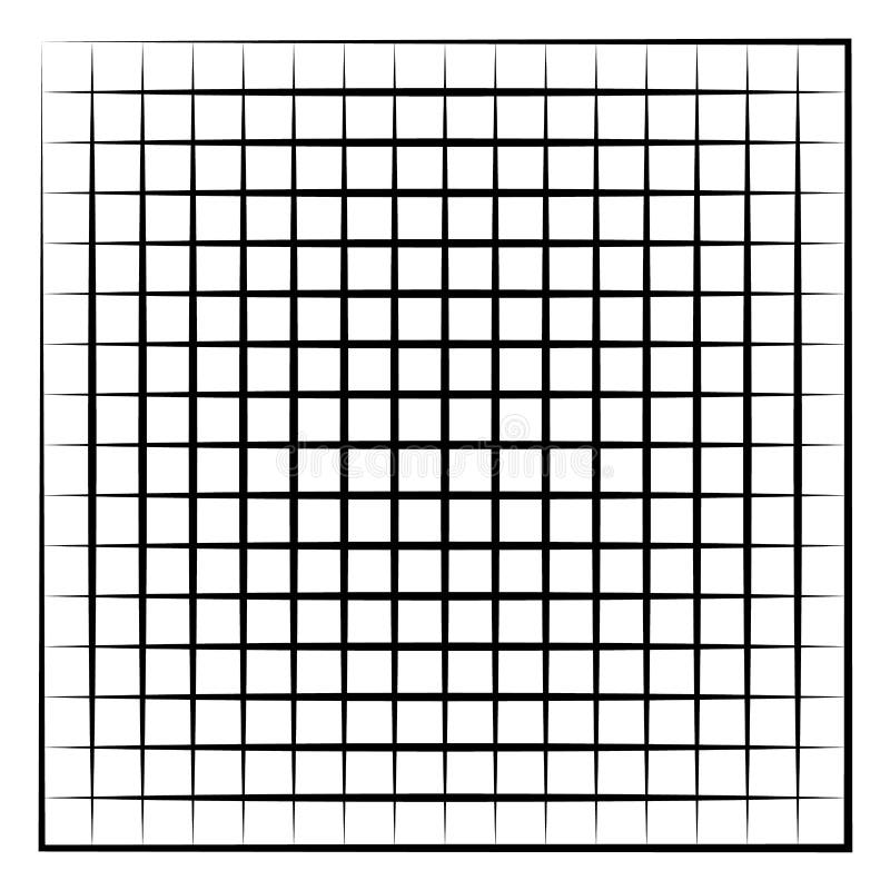 Grid, Mesh, Intersecting Lines Isolated on White Stock Vector ...