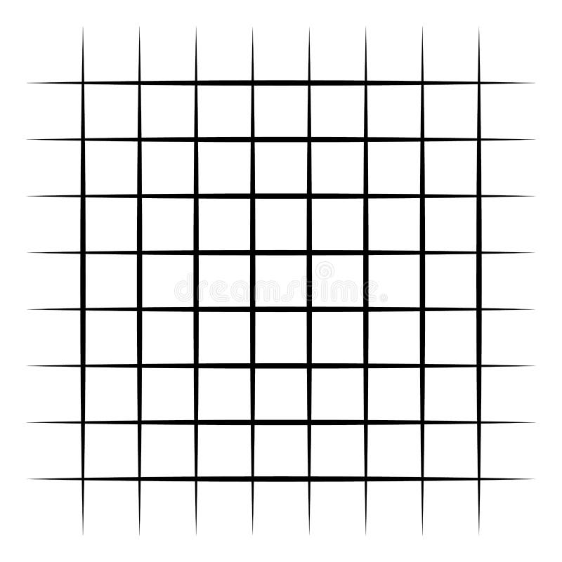Grid, Mesh, Intersecting Lines Isolated on White Stock Vector ...