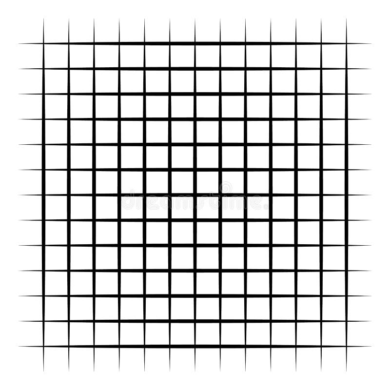 Grid, Mesh, Intersecting Lines Isolated on White Stock Vector ...