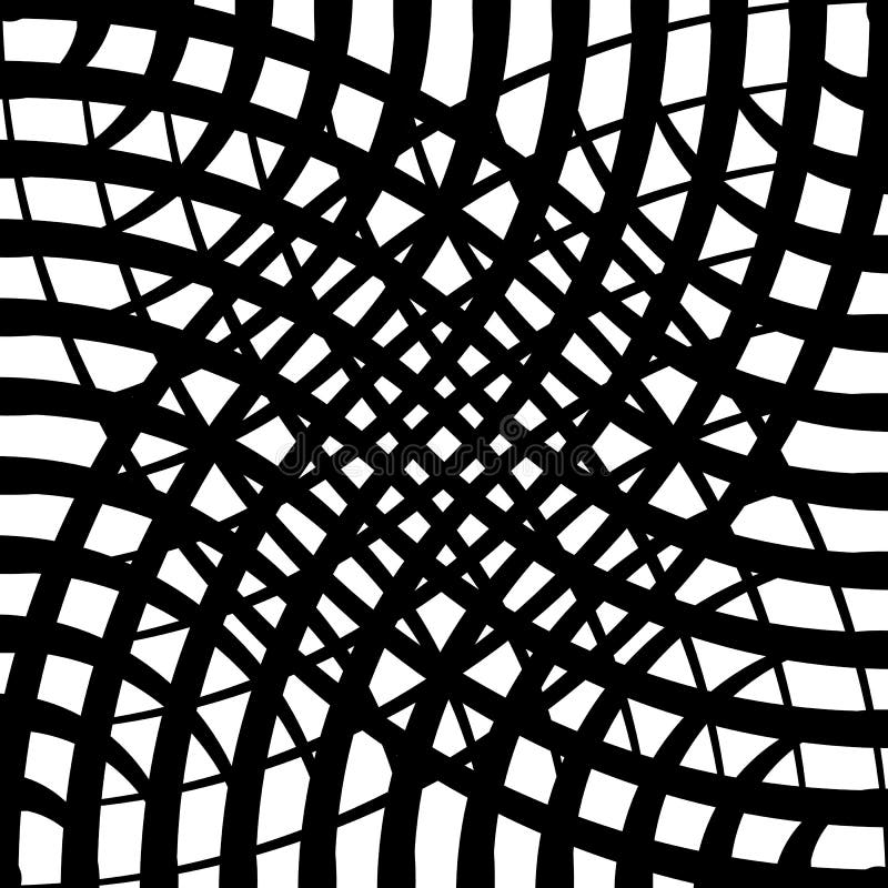 Grid, Mesh Pattern of Circles with Dynamic Lines. Circular Grid Stock ...