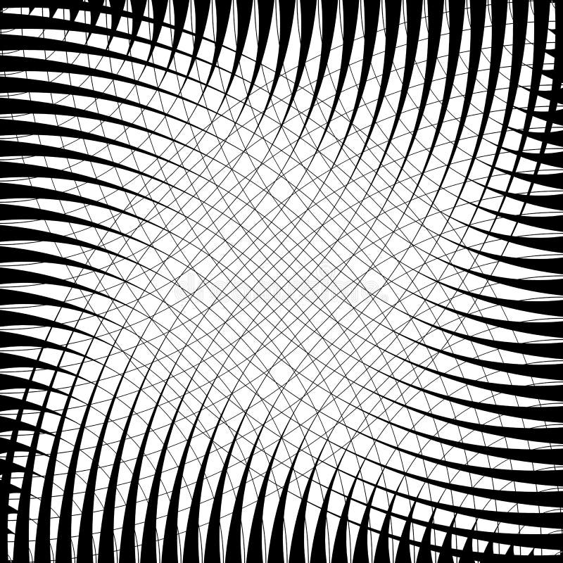 Grid, Mesh Pattern of Circles with Dynamic Lines. Circular Grid Stock ...
