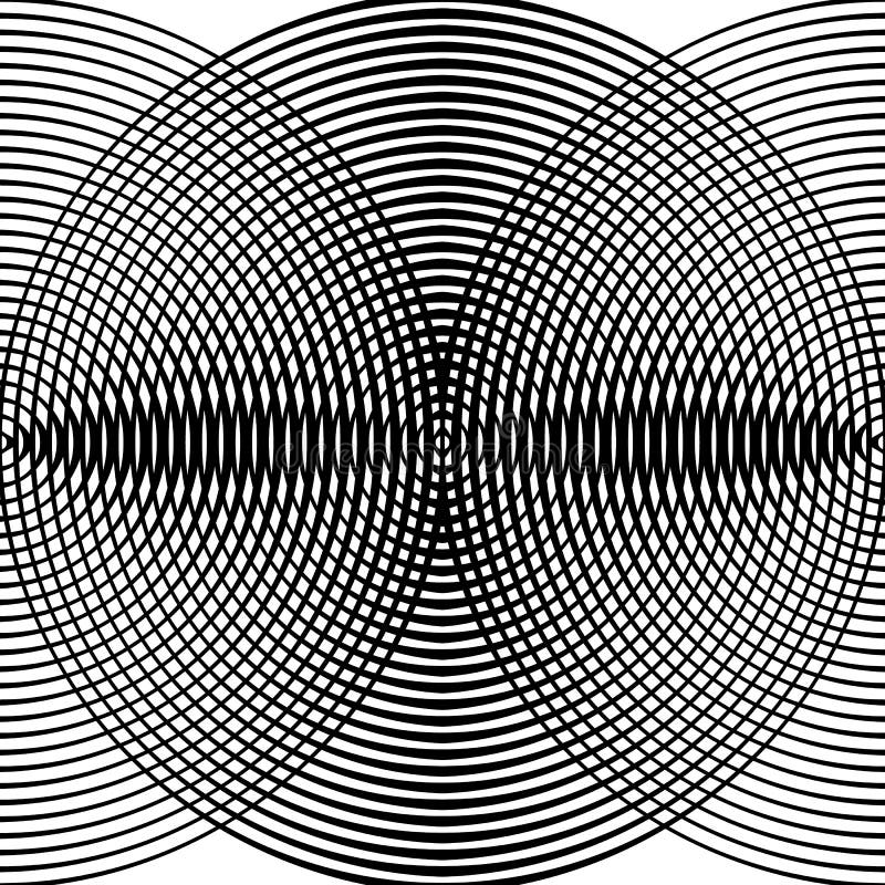 Grid, Mesh Pattern of Circles with Dynamic Lines. Circular Grid Stock ...