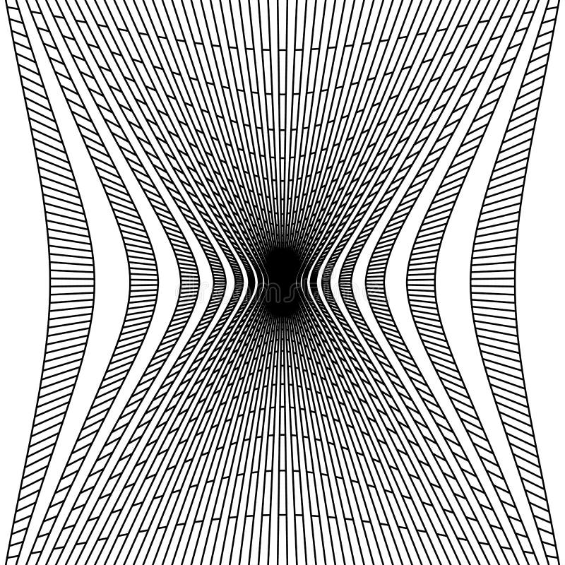Grid Mesh Pattern With Distortion Abstract Geometric Pattern Stock Vector Illustration Of