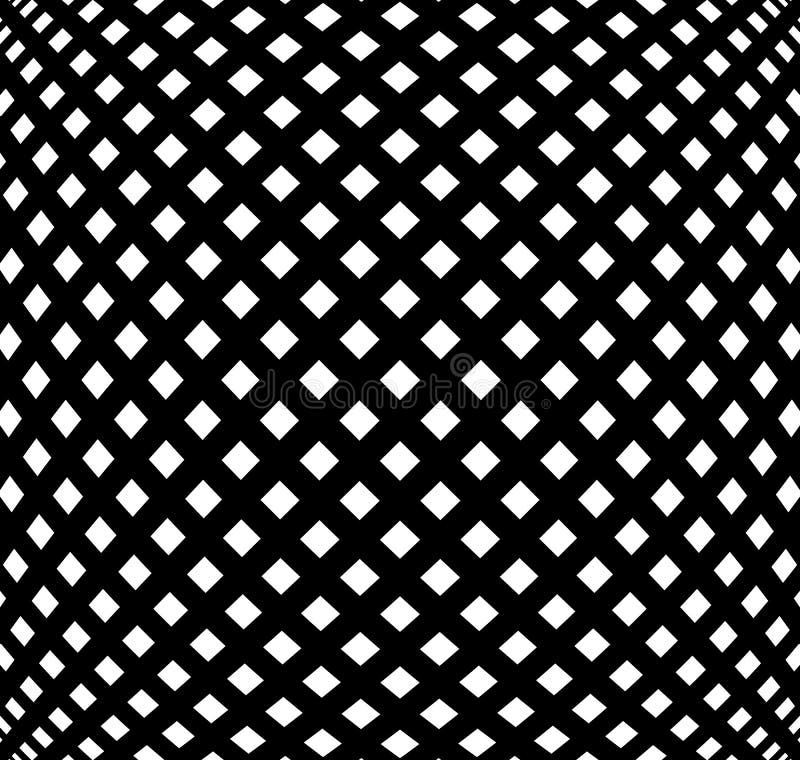 Grid Mesh Pattern With Distortion Abstract Geometric Pattern Stock Vector Illustration Of