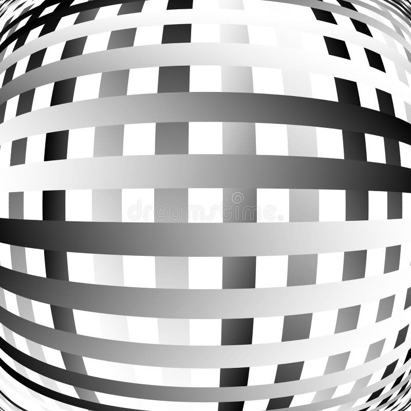 Grid Mesh Pattern With Distortion Abstract Geometric Pattern Stock Vector Illustration Of