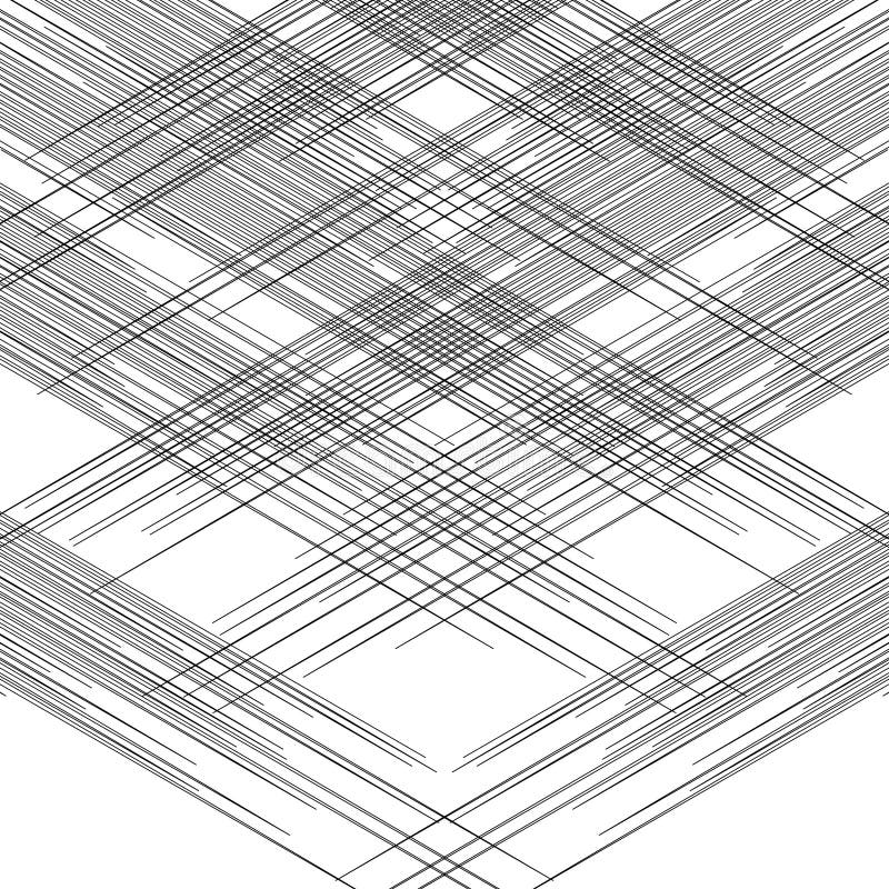 Grid, Mesh Pattern, Texture with Dynamic, Irregular Lines. Intersecting ...
