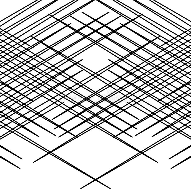 Grid, Mesh Pattern, Texture with Dynamic, Irregular Lines. Intersecting ...