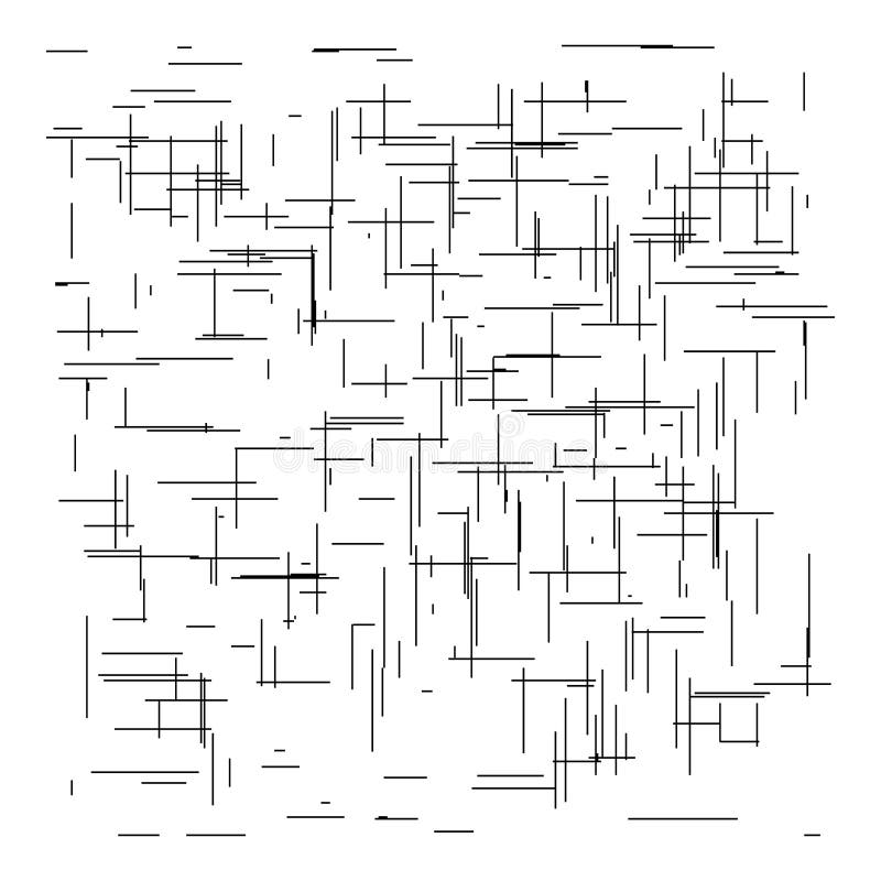 Grid, Mesh of Random Lines. Reticle, Grating, Crosshatch Pattern ...