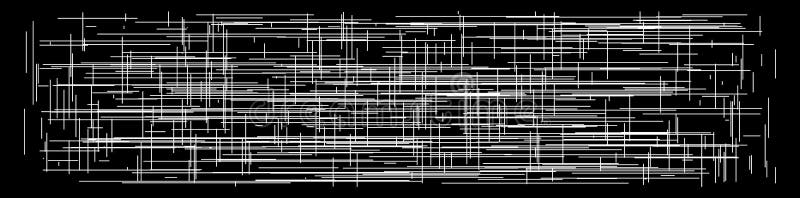 Grid, Mesh of Random Lines. Reticle, Grating, Crosshatch Pattern ...