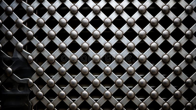 Grid Metal Grate Background Stock Illustration - Illustration of ...